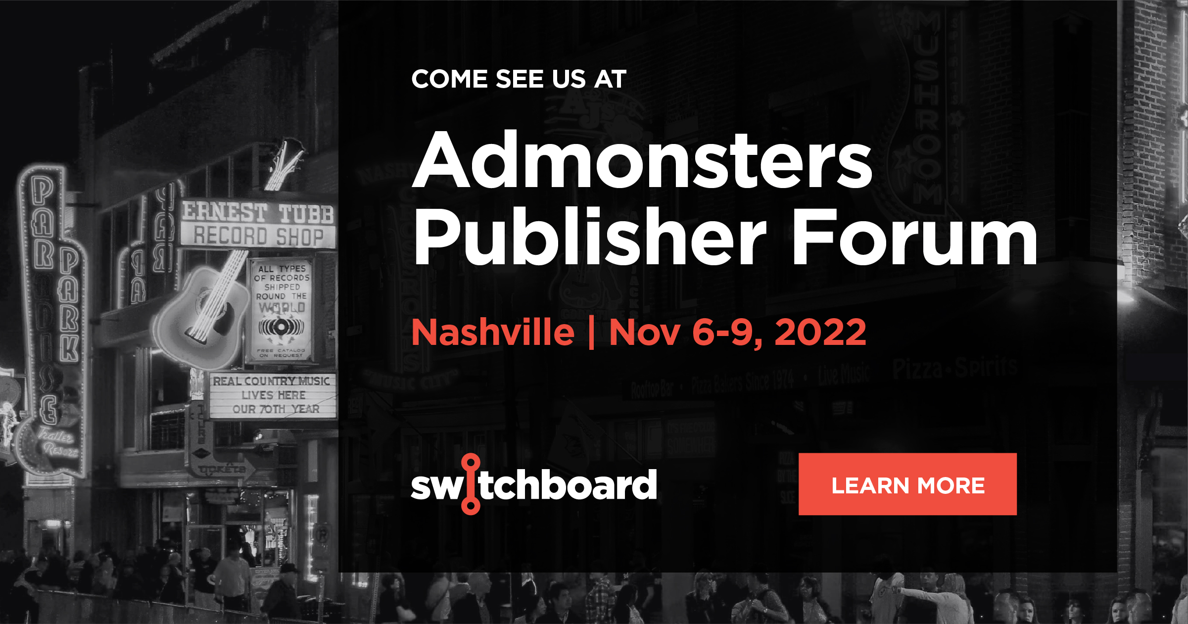 Join Switchboard at AdMonsters Publisher Forum in Nashville ... Join Switchboard at AdMonsters Publisher Forum in Nashville ...