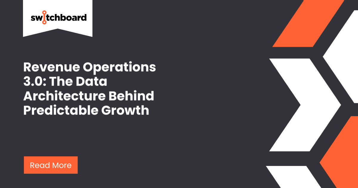 RevOps 3.0: Data Architecture for Predictable Growth